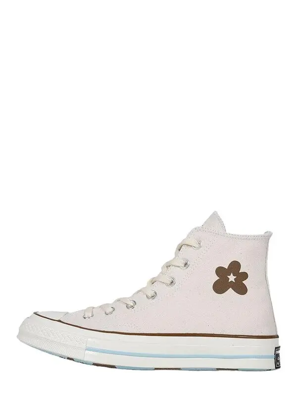 CONVERSE Golf Le Fleur X Chuck 70 Hi Parchment Canvas - White