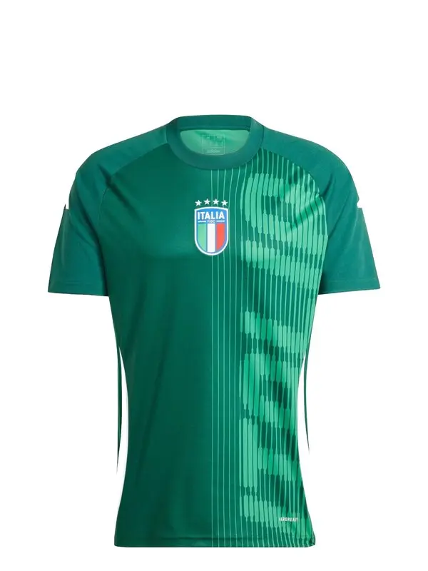 Adidas Italy Football Pre-match Shirt - Green