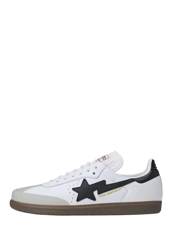 Adidas X Bape Samba Sneakers - Cloud White/core Black/gum