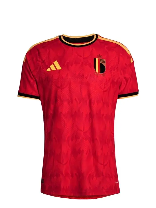Adidas Belgium 26 Home Authentic Jersey - Red/bold Gold