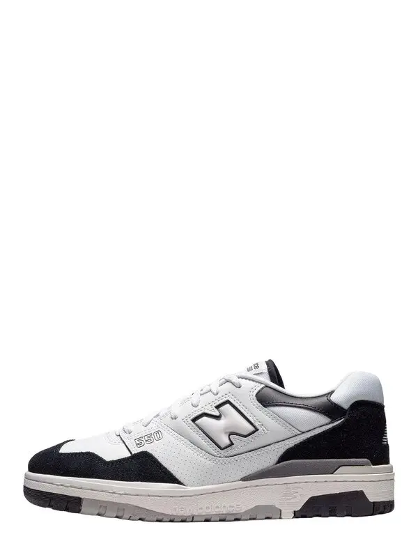 NEW BALANCE 550 "white Black" Low Top Sneakers - White/black