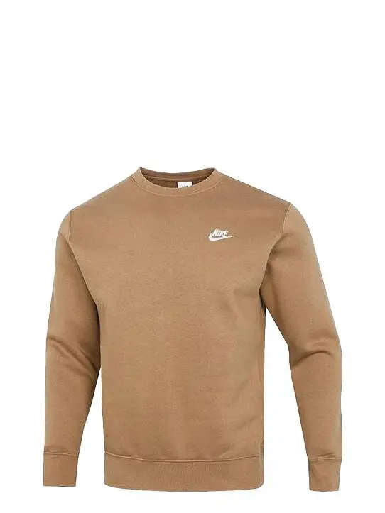 Nike Club Fleece Pullover - Khaki