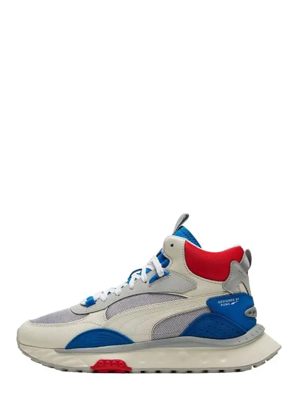 PUMA Wild Rider Mid Sneakers - Blue/white/gray