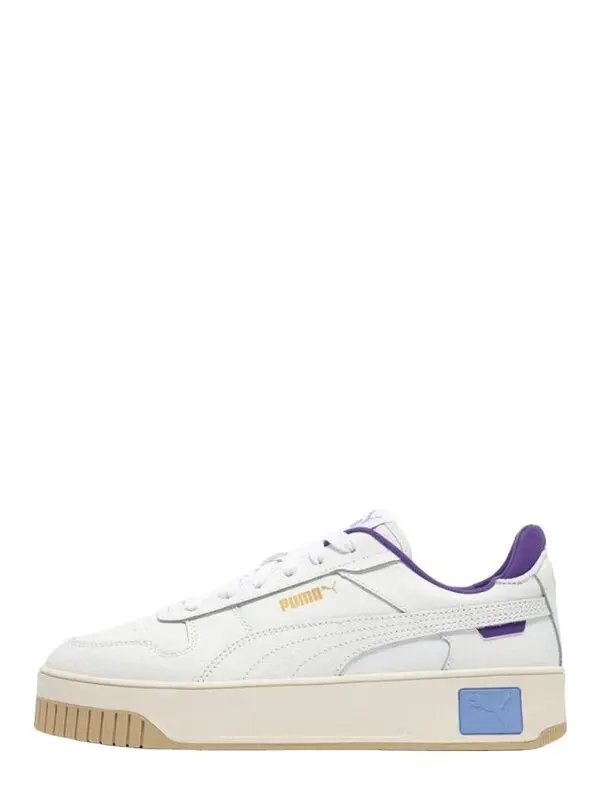 PUMA Carina Street Low Top Sneakers - White/purple