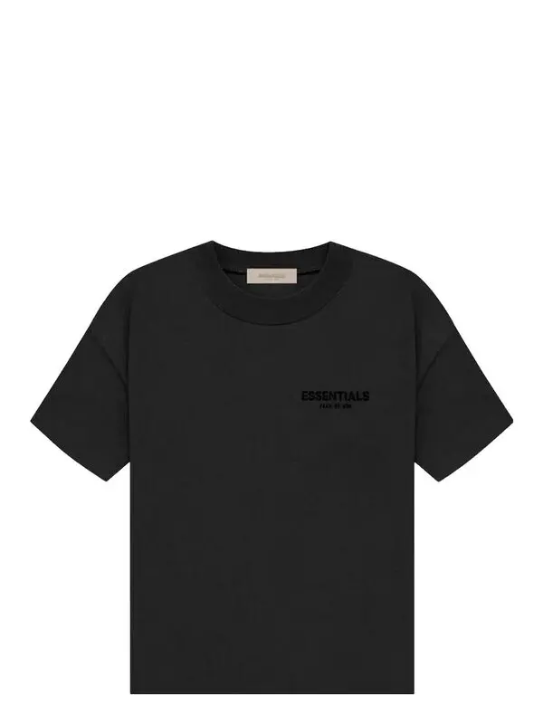 Fear Of God Ss22 Logo Tee 'stretch Limo - Black