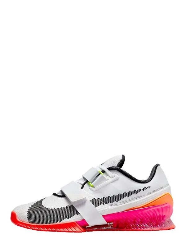 Nike Romaleos Se "white Black Red" Weightlifting Shoes - White/black/red