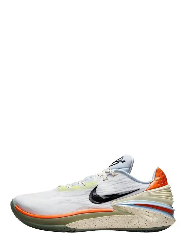 Nike Zoom G.t. Cut 2 Low Top Athletic Sneakers - Whiteorange
