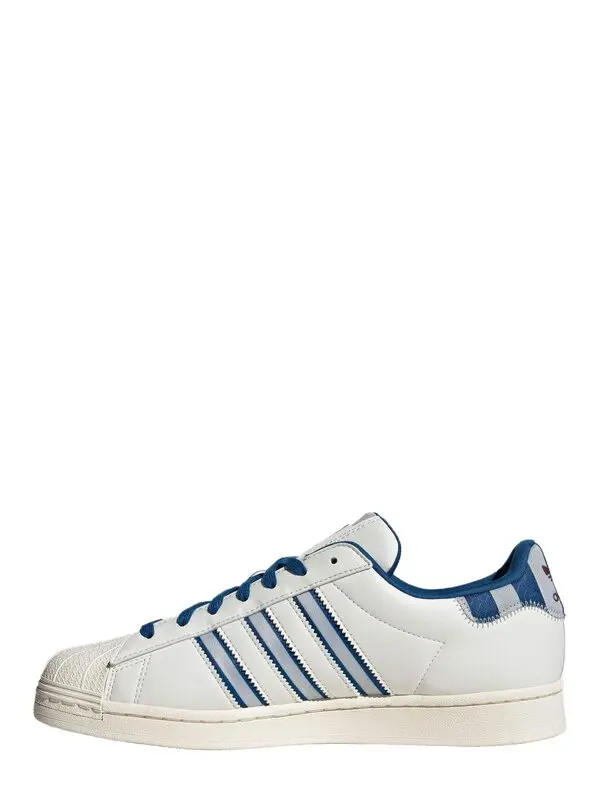 Adidas Originals Superstar Sneakers - White/blue