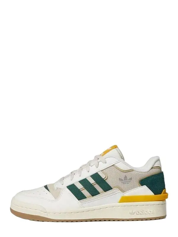 Adidas Forum Exhibit Low Sneakers - White/green/yellow