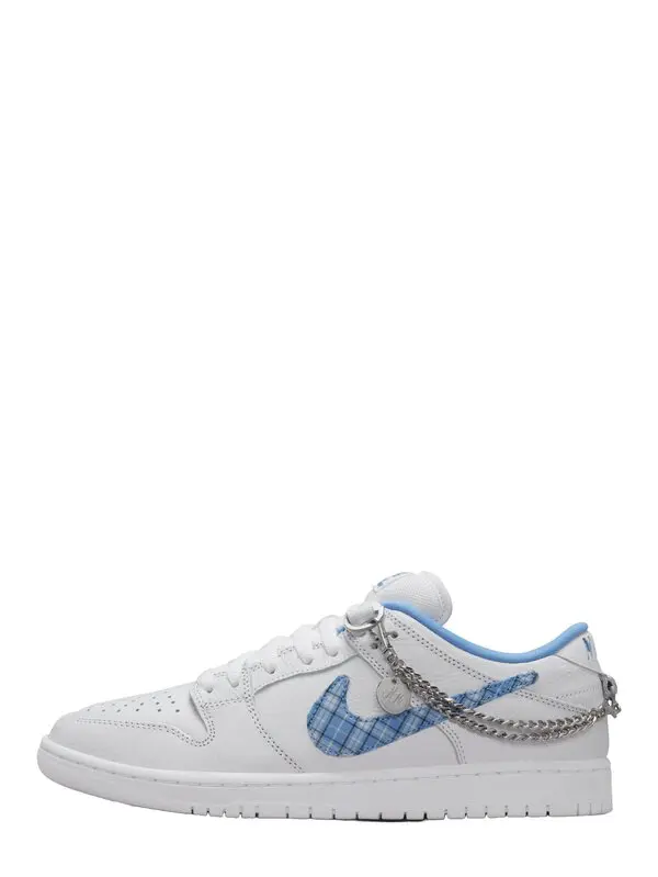 Nike Dunk Low Pro "white University Blue" Sneakers - White/university Blue/white