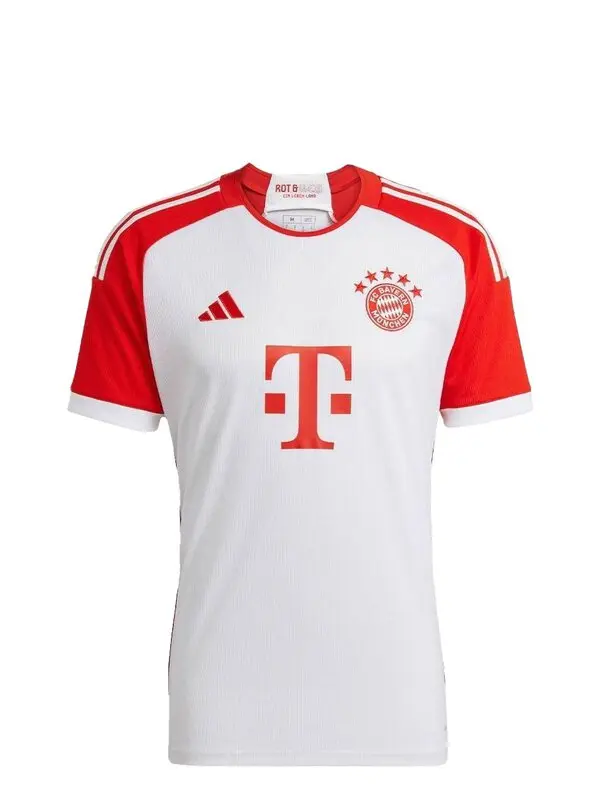 Adidas Fc Bayern München 23/24 Home Jersey - White/red