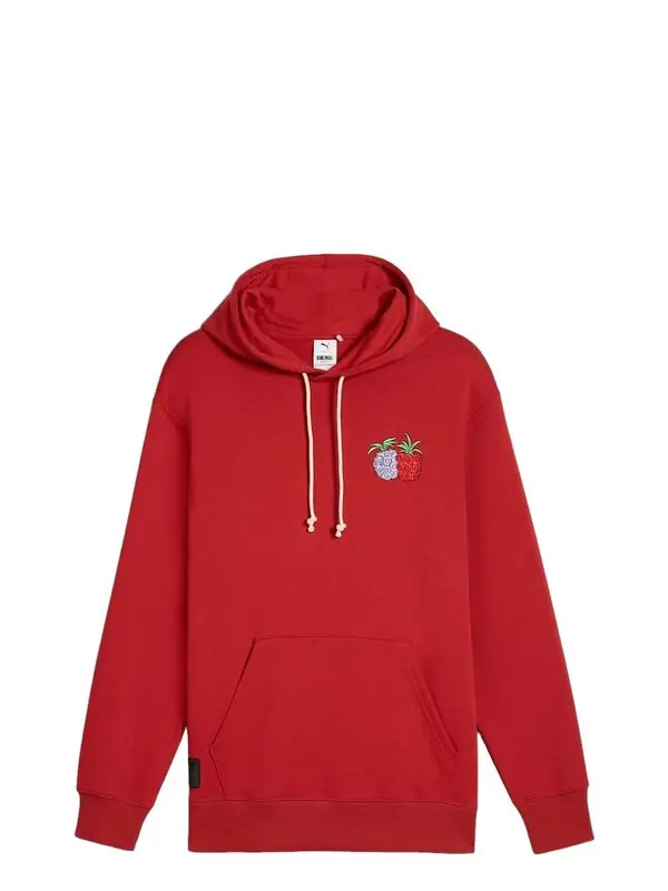 PUMA X One Piece Graphic Hoodie - Club Red