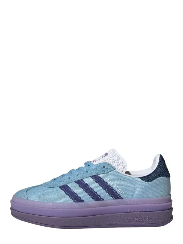 Adidas X Kseniaschnaider Gazelle Bold Sneakers - Denim/purple/violet