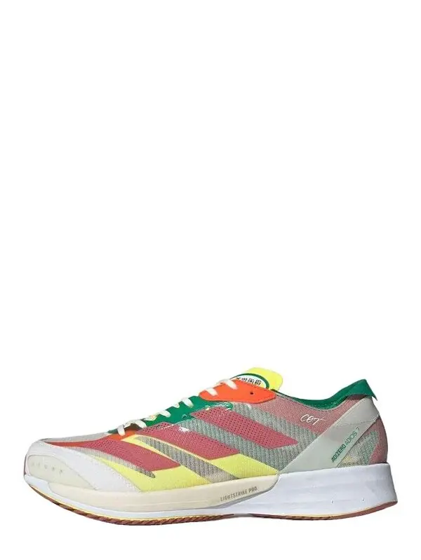 Adidas Adizero Adios Athletic Sneakers - Gray/white/red