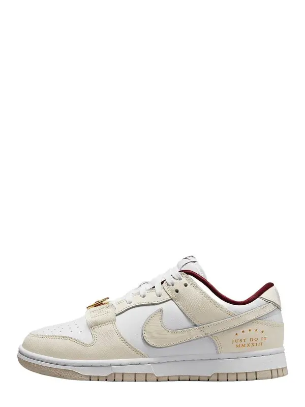 Nike Dunk Low Se "just Do It Phantom" Lace-up Sneakers - White