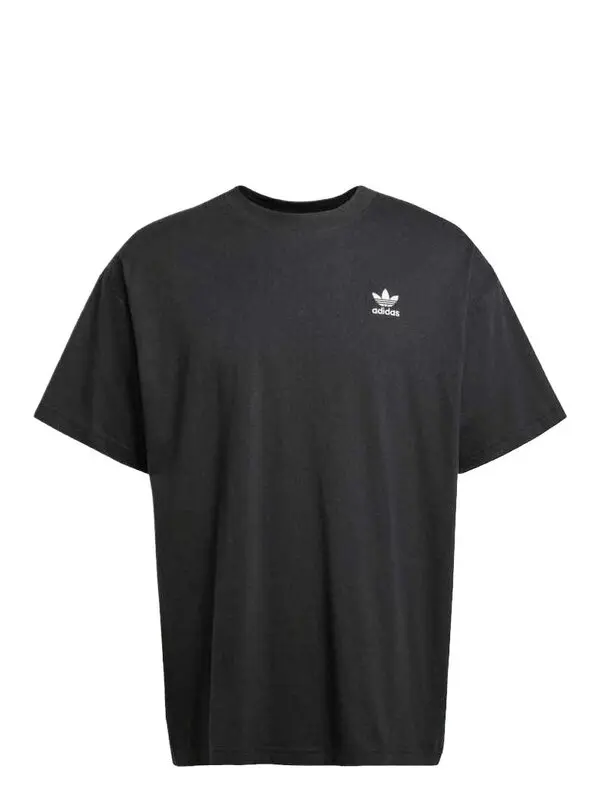 Adidas Camiseta Trifolio Essentials Oversized Asia Sizing 'black White - Black/white