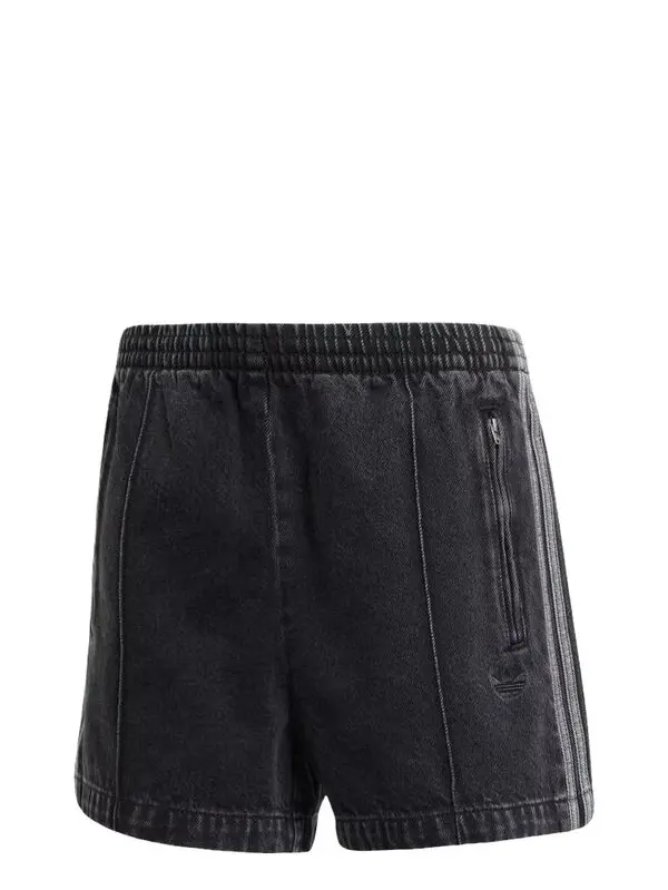 Adidas Adicolor Denim Firebird Shorts - Black