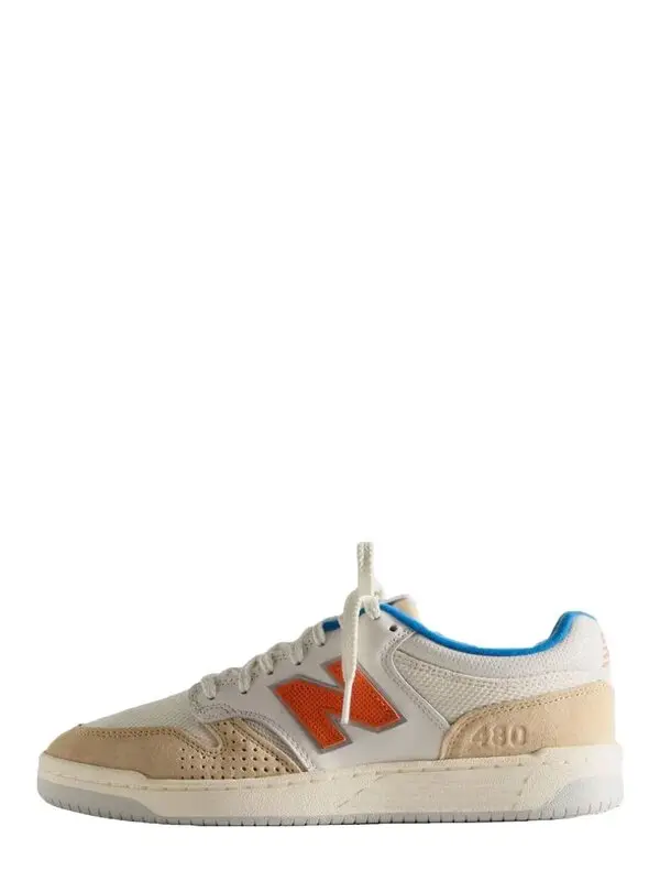 NEW BALANCE X Kith 480 "madison Square Garden Tan Orange" Sneakers - Tan/orange