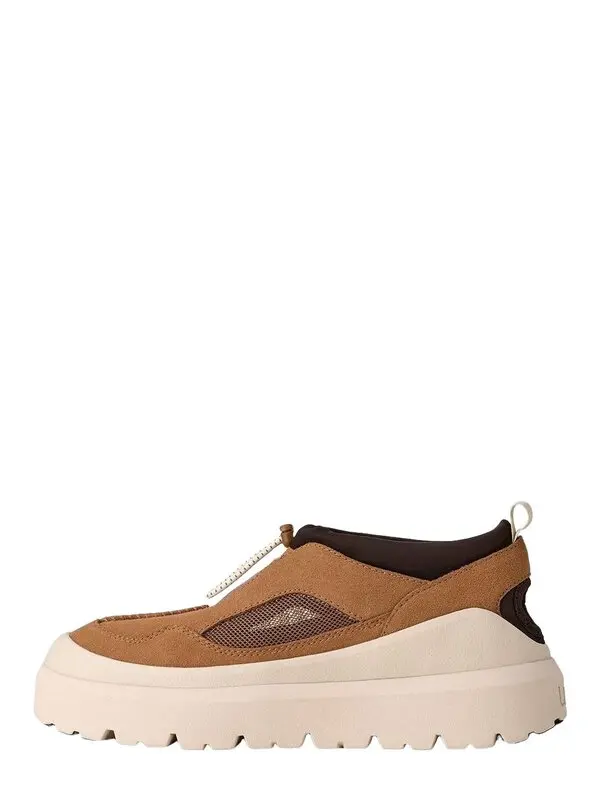 UGG Heritage Utility Axoid Patchwork Sneakers - Chestnut/jasmine