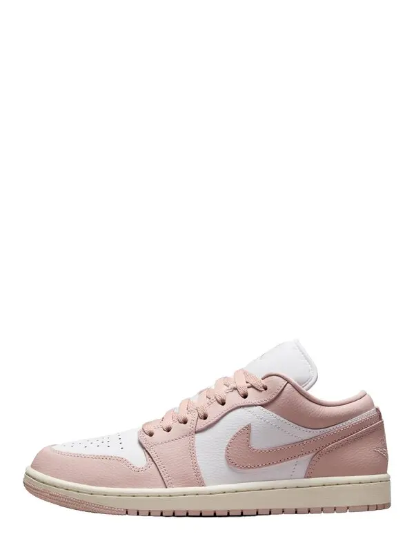 JORDAN 1 Low Sneakers - White/sail/pink Oxford