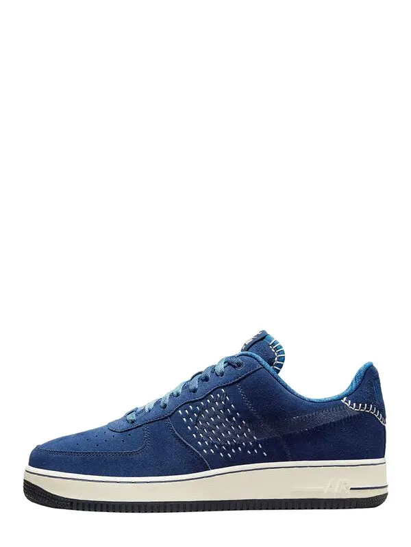 Nike Force 1 '07 Prm The One Line Low-top Sneakers - Blue/white/black
