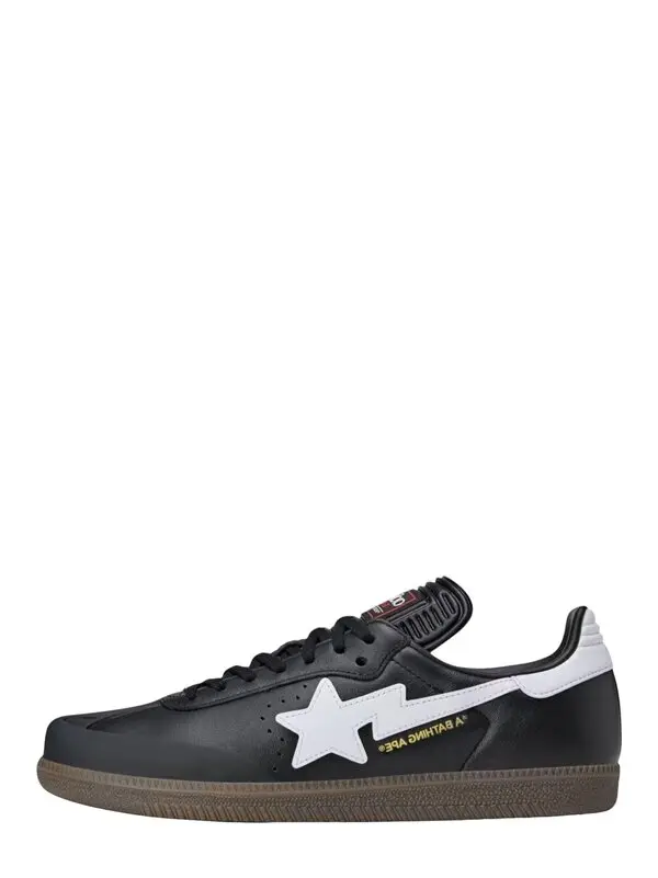 Adidas Bape X Samba "core Black - Core Black/cloud White/gum