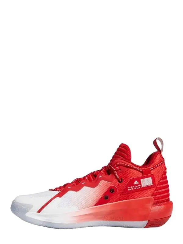 Adidas Dame 7 Extply "r.c.o.t.a." Athletic Sneakers - White/red