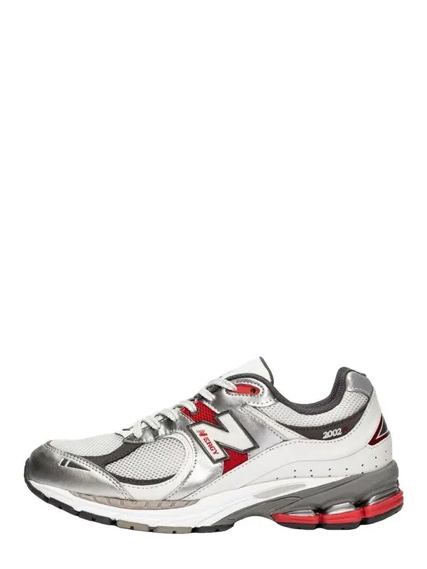 NEW BALANCE 2002r "silver Metallic Team Red - White/gray/red