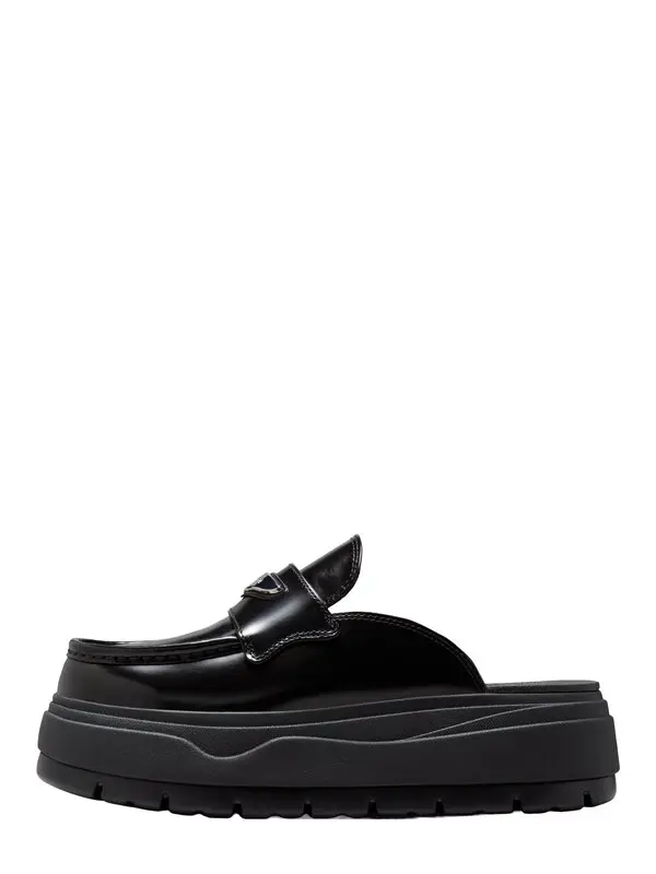 JORDAN Mule - Black/metallic Silver