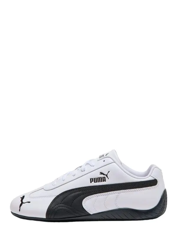 PUMA Speedcat Full Leather Sneakers - White/black