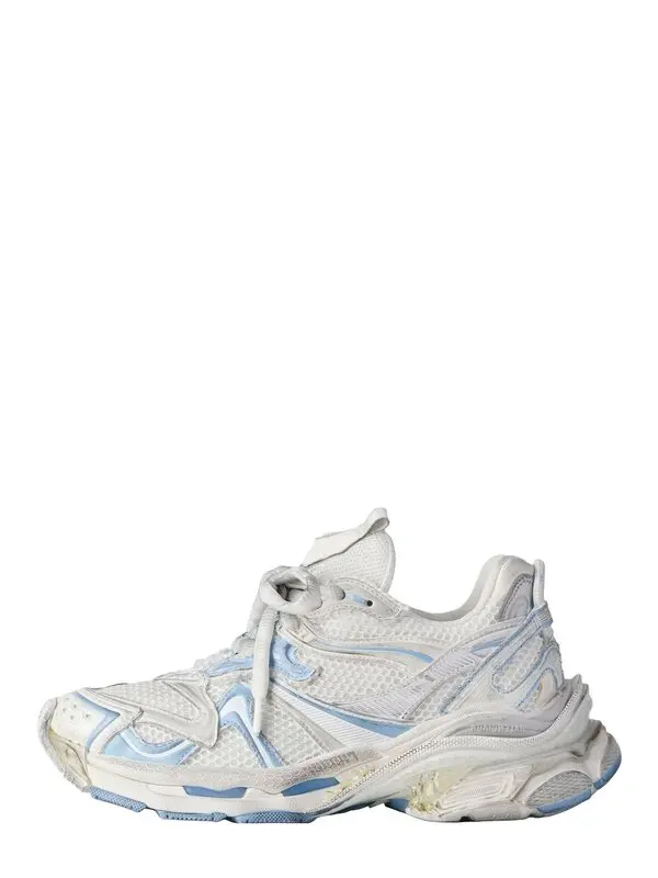 Balenciaga Runner 2.0 Sneakers - White/light Blue/grey