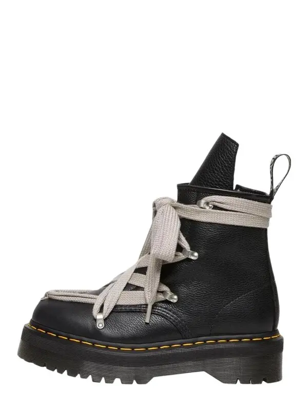 Dr. Martens X Rick Owens Pent Leather Platform Boot - Black