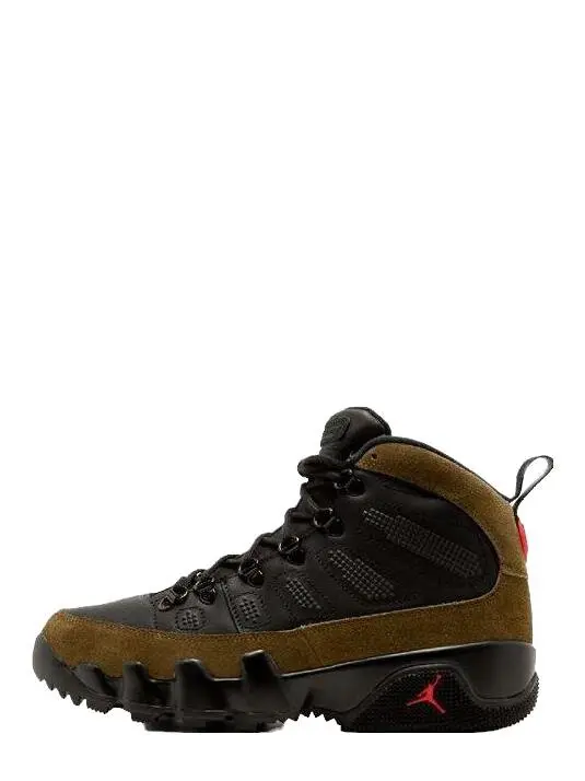 JORDAN Air Retro Boot Nrg 'olive - Black/light Olive-true Red