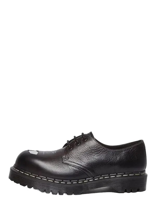 Dr. Martens Bex Exposed Steel Toe Oxford Shoes - Black