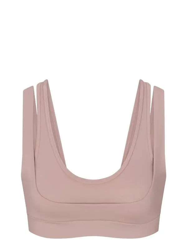 Nike X Skims Matte Double Strap Scoop Bra - Himalayan