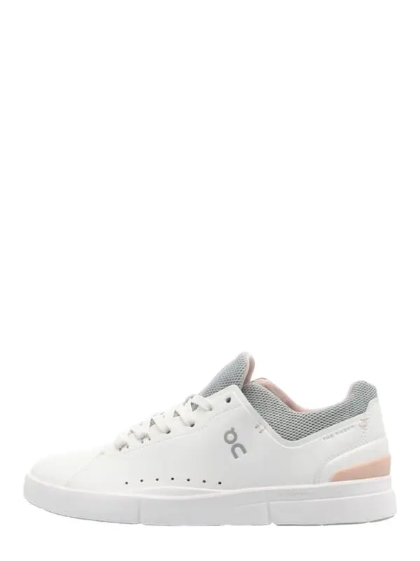 On The Roger Advantage "white Rose" Sneakers - White/rose