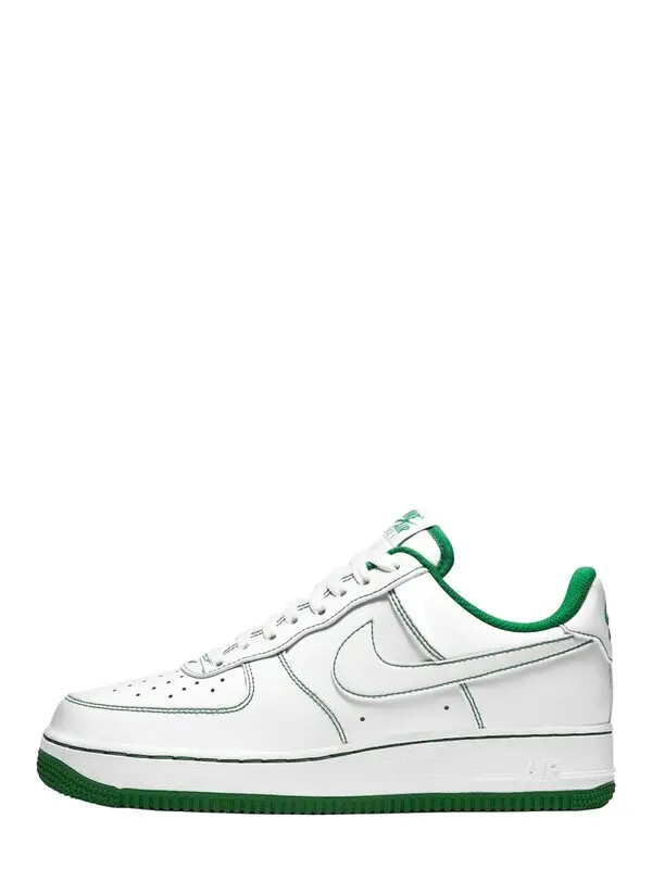 Nike Force 1 '07 "contrast Stitch" Sneakers - White/green