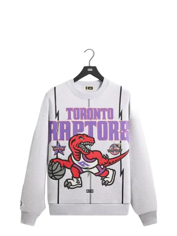 Kith For Nba All-star Toronto Raptors Nelson Crewneck - White