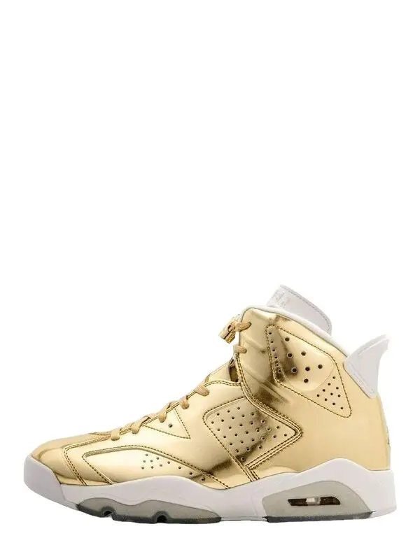 JORDAN 6 Retro Pinnacle Sneakers - Metallic Gold/white