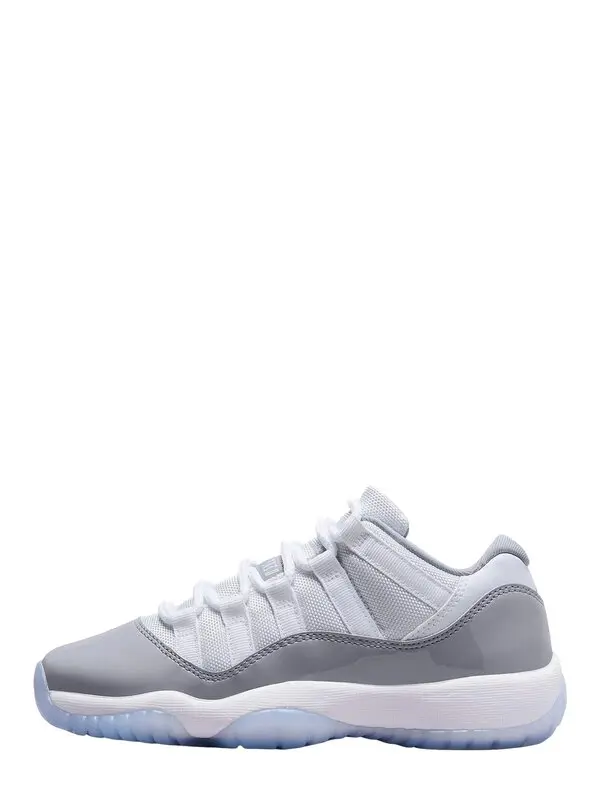 JORDAN 11 Retro Low "cement Grey" Sneakers - White/grey