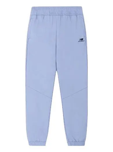 NEW BALANCE Logo Cotton Joggers - Blue