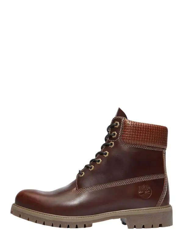 Timberland 6 Inch Premium Waterproof Lace-up Boots - Dark Brown/black