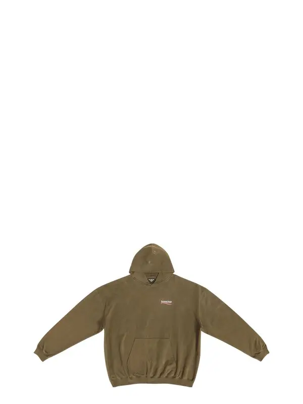 Balenciaga Political Campaign Hoodie - Khaki