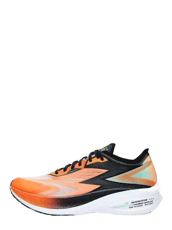 361 DEGREES X Qu!k Foam Flying Flame Pb Running Shoes - Orange/black/white