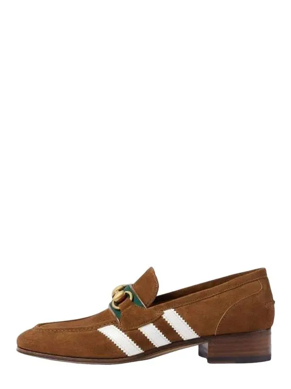 Gucci X Adidas Suede Loafer - Light Brown Suede