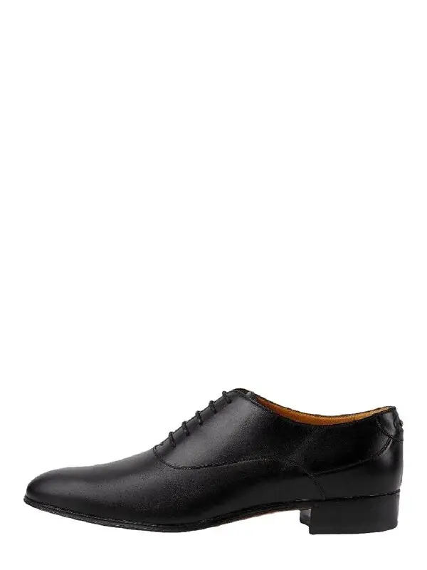 Gucci Leather Lace-up Shoes - Black