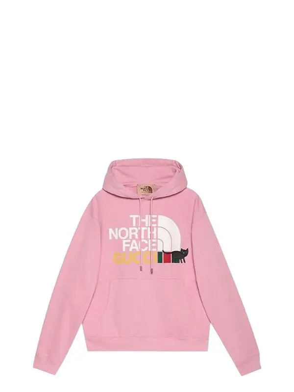 Gucci X The North Face Hooded Sweatshirt - Pink
