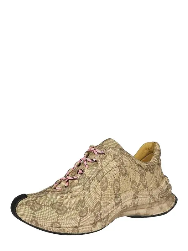Gucci Run Monogram Sneakers - Beige