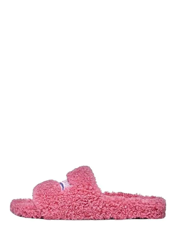 Balenciaga Furry Slides - Pink