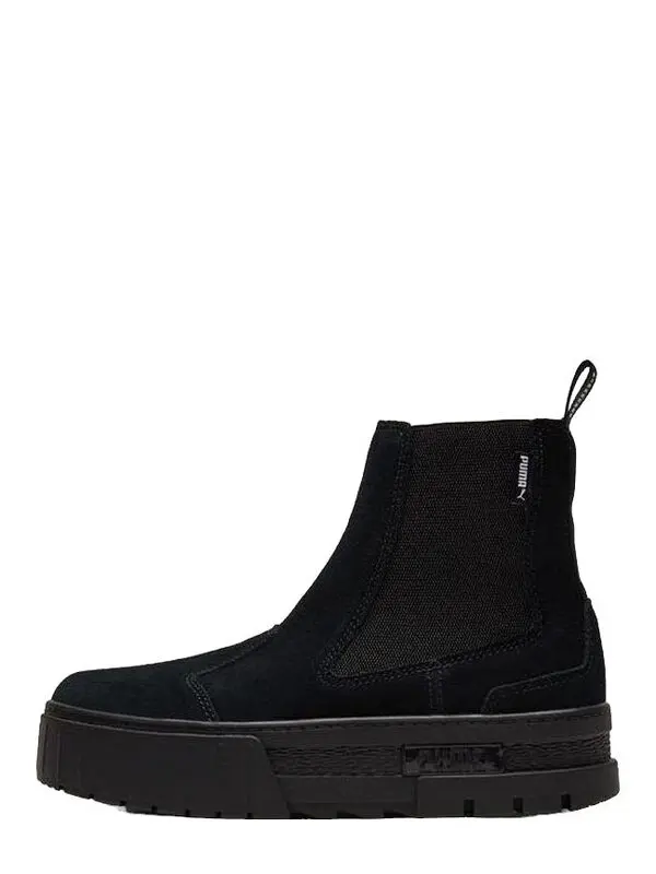 PUMA Mayze Chelsea Suede Boots - Black